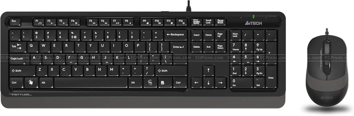 A4tech F1010 Wired Keyboard and Mouse Combo - Price In Egypt