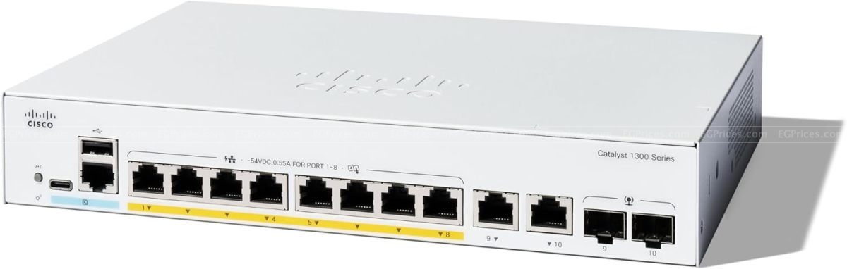 Cisco Catalyst C1300-8P-E-2G Managed PoE Switch Price In Egypt