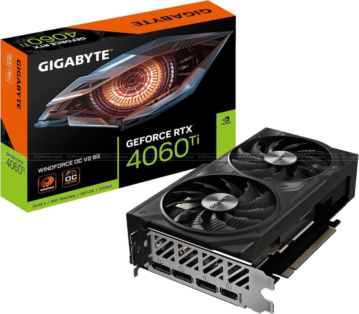 Gigabyte GeForce RTX 4060 Ti WINDFORCE OC V2 8GB GDDR6