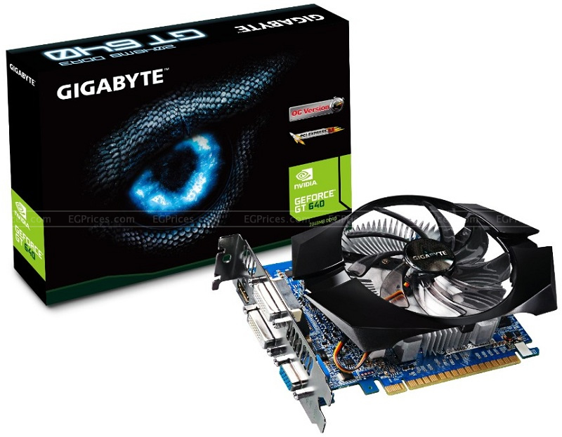 Gigabyte GeForce GT 640 OC 2GB GDDR3