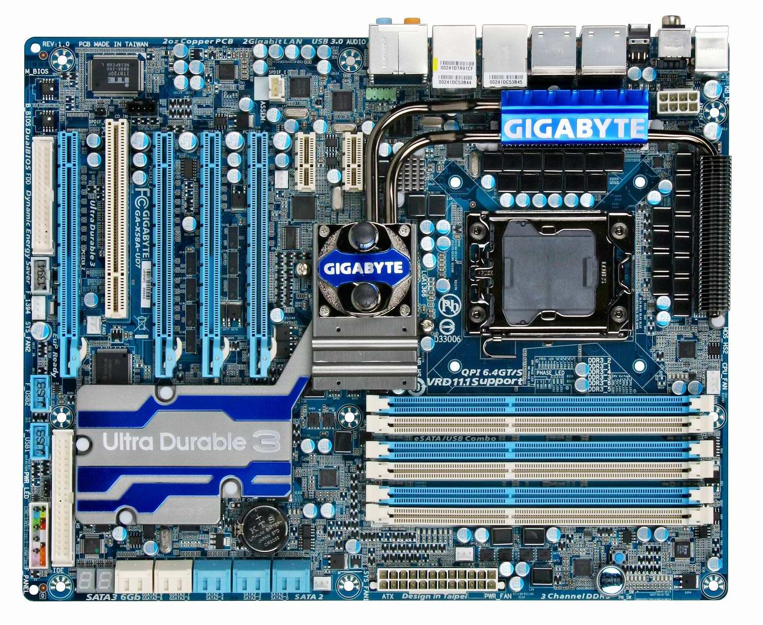 Gigabyte GA-X58A-UD7 Socket 1366 motherboard