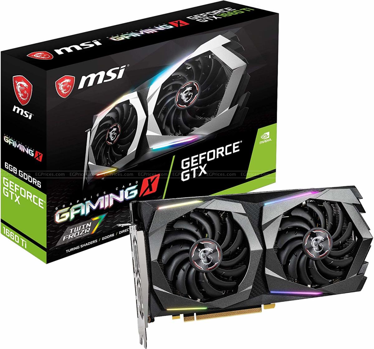 MSI GeForce GTX 1660 SUPER GAMING X 6GB GDDR6