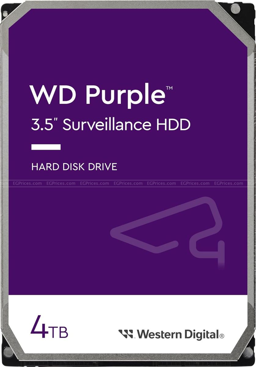 Western Digital WD43PURZ 4TB Purple Surveillance Internal HDD Western Digital WD43PURZ 4TB Purple Surveillance Internal HDD